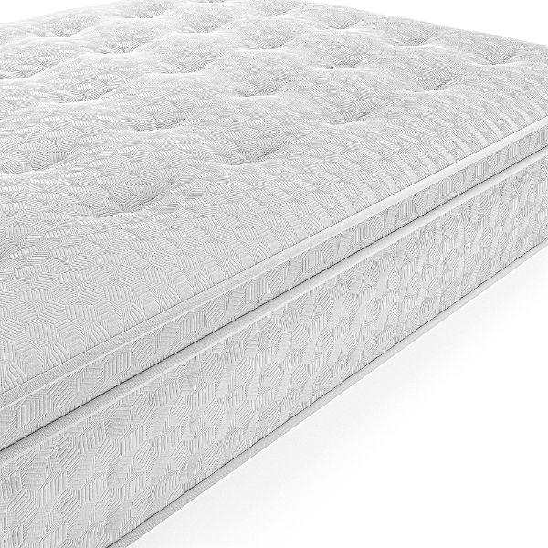 Pressure Relief Euro Top Pocketed iCoil Spring Mattress Zinus