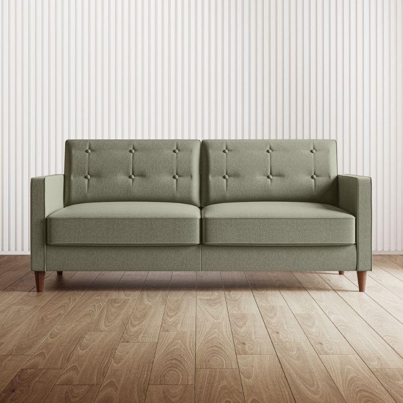 Lauren Mid-Century Sofa - Button Tufted | Zinus