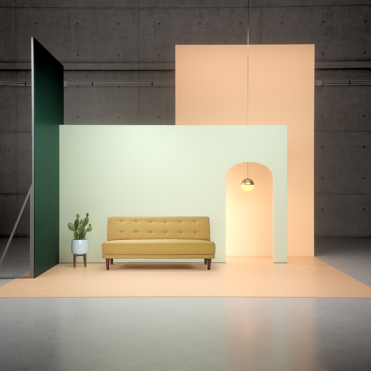 Lucy Armless Sofa | Zinus